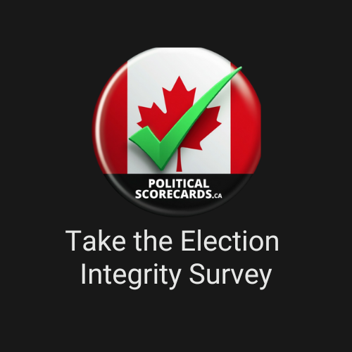 Election Integrity Survey form page - Political ScoreCards Canada